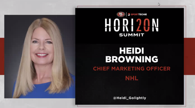 NHL's CMO Heidi Browning Shares How to Engage Next-Gen Fans At Horizon Summit 2020 - SWSCD